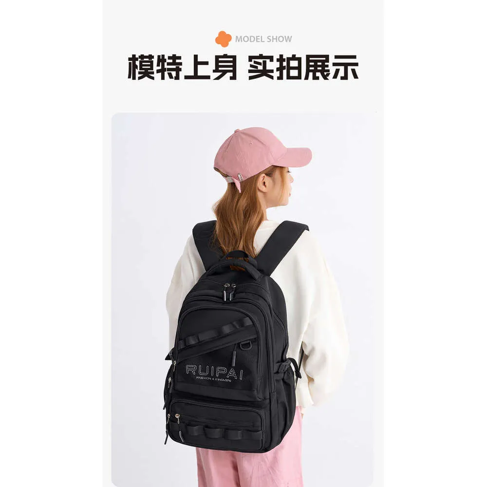 Ruipai Junior Student Spine Protection Backpack - Fashionable Large ...