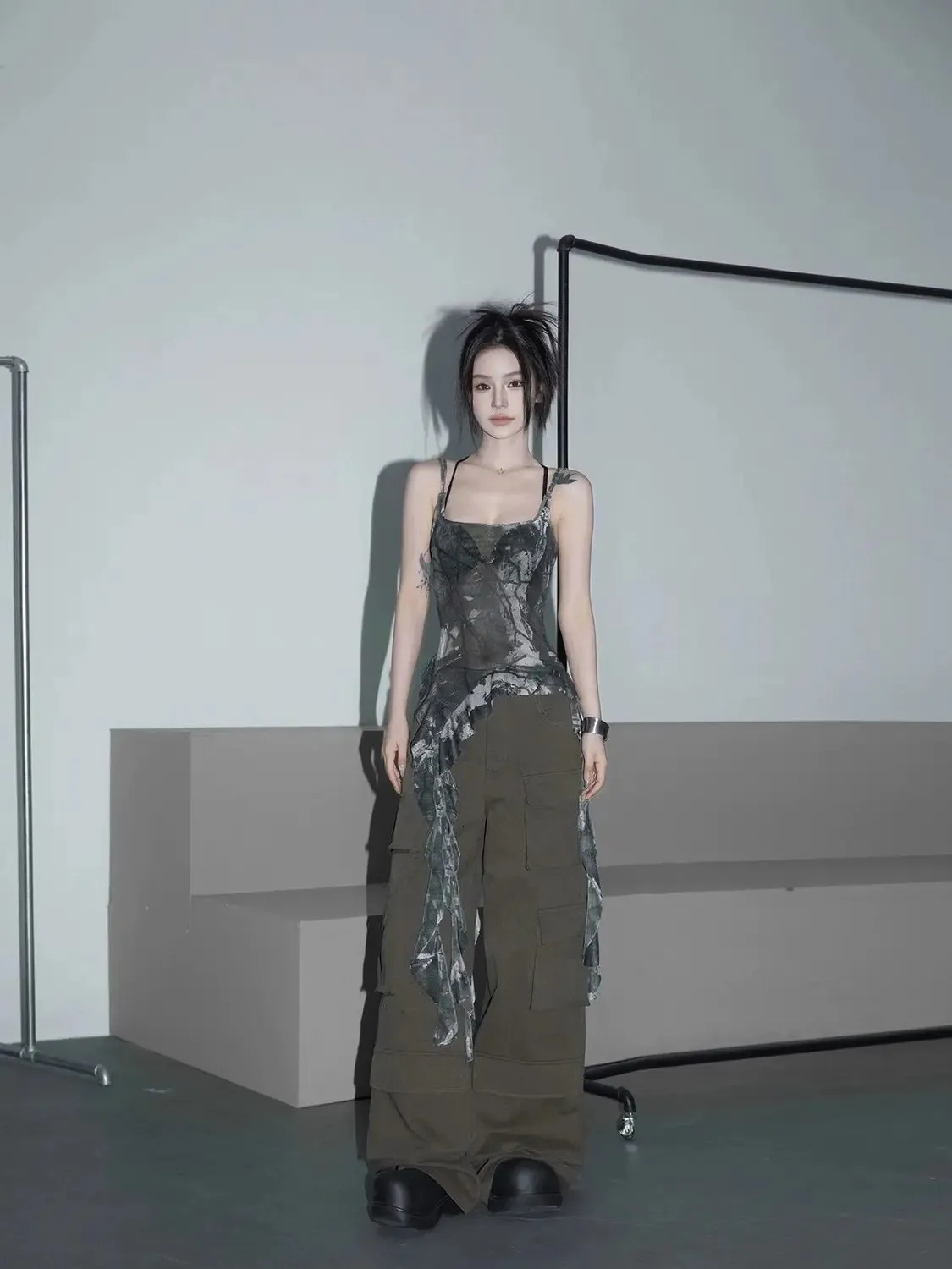 2025 Vintage Print Tank Top: Summer Grunge Sexy Y2k Aesthetic See ...