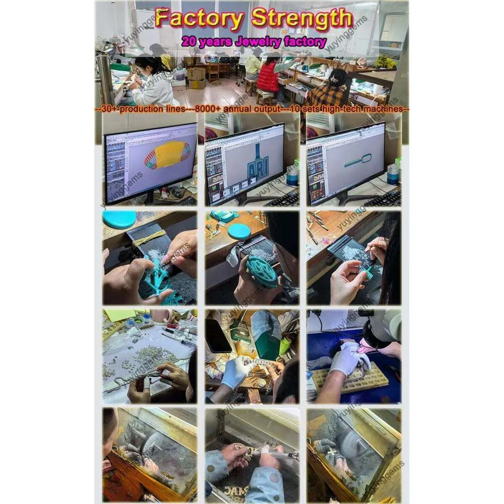 Hip Hop Jewelry 6mm Gold Plated Silver Plate Micro 2 Row VVS Carbonite ...