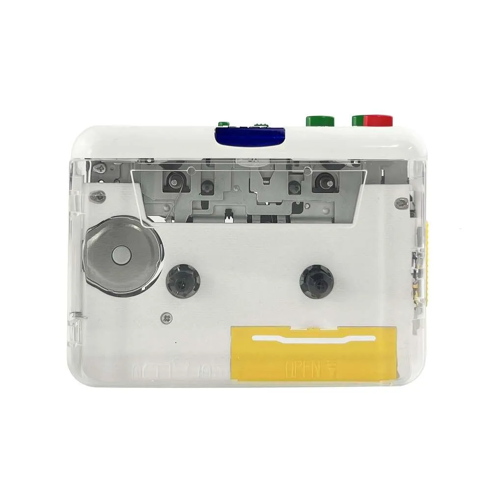 Classic Portable Cassette Player Transparent Shell Cassette To MP3 ...