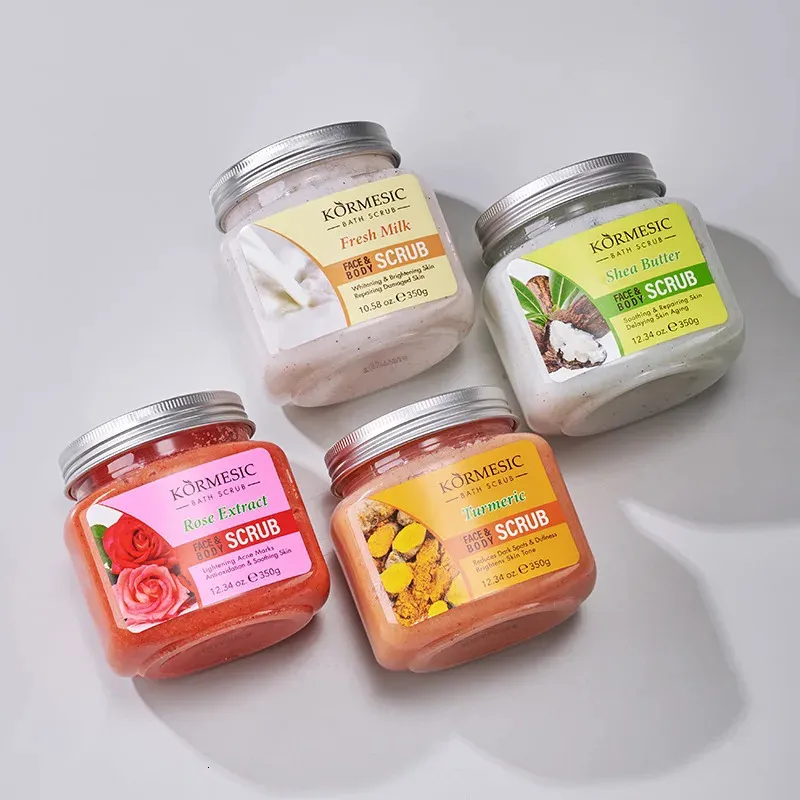 KORMESIC Turmeric Body Scrub Cream Facial Moisturizing Deep Cleansing ...