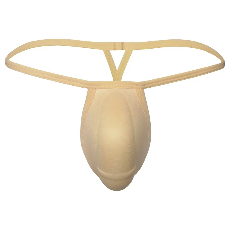 Backless G String Thong Sexy Men Bulge Cup Pads Cup Push Up Cup ...