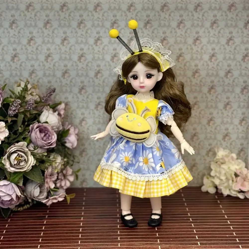 Dressing Doll With Clothes 30cm 1/6 BJD Doll with Removable Joints and ...