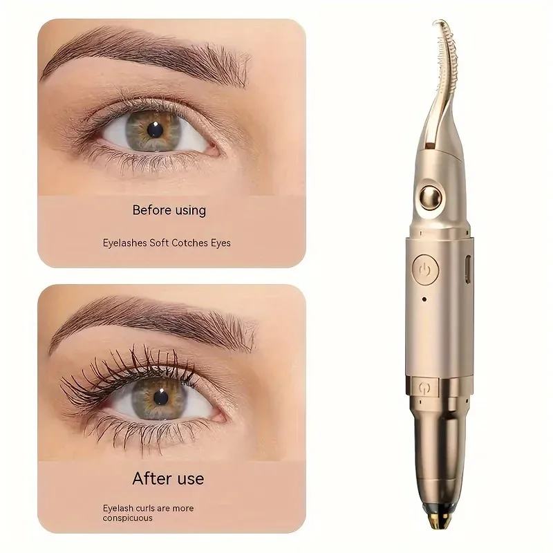 Electric Heated USB Eyelash Curler with 3D Micro-Trim Technology ...