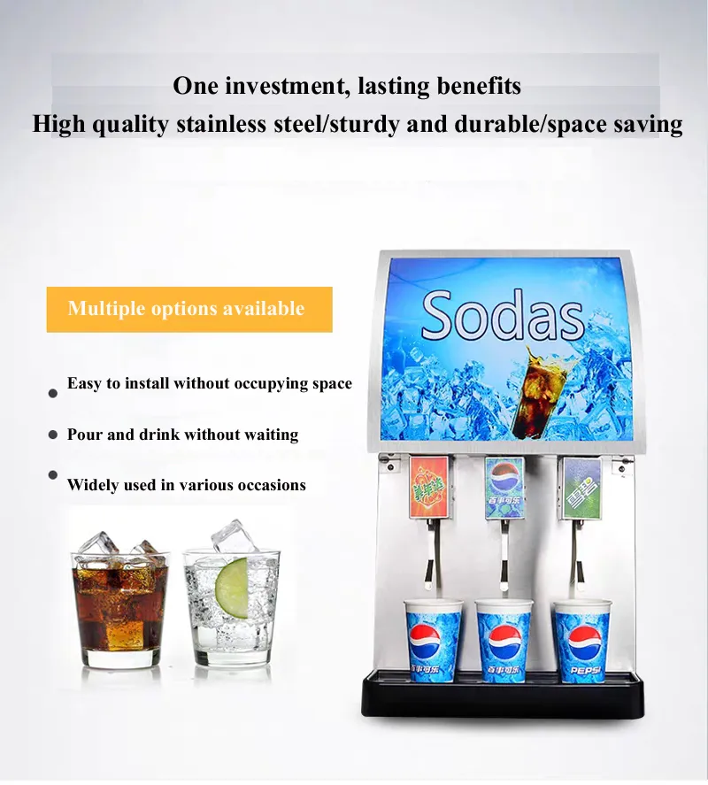 Commercial Carbonated Beverage Cup Splitter Electric Soda Dispenser ...