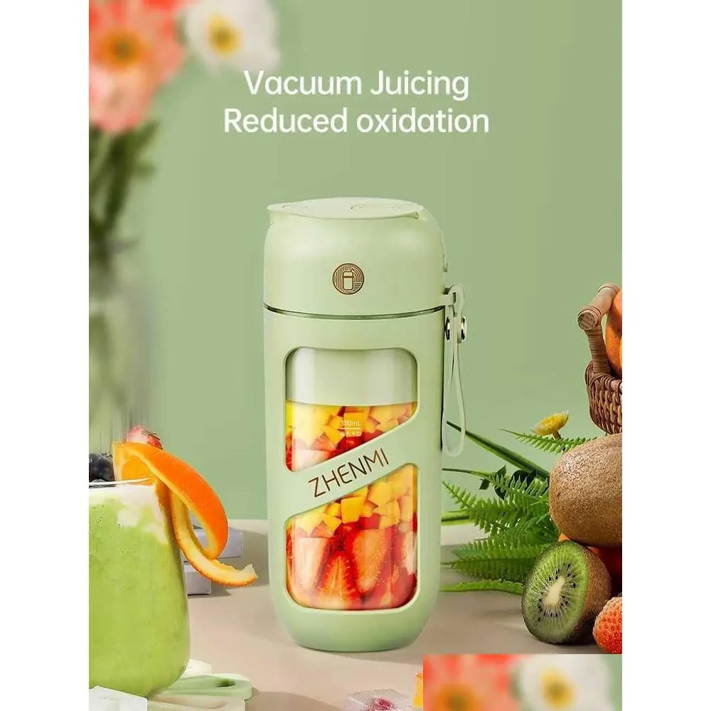 Freshvac Vacuum Blender 12 Stainless Steel Blades, 380ml Portable Cup ...