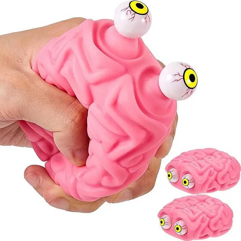 Stress Relief Toys Eye Popping Squeeze Ball, Soft Sensory Fidget Toy ...
