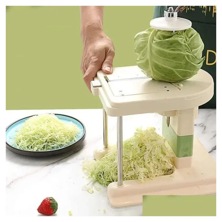 Stainless Steel Fruit And Vegetable Trowel Set Cabbage Shredder, Hand ...