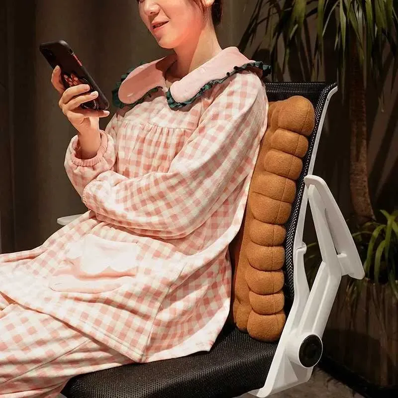 Plush Biscuit Shape Cotton Cushion Soft Low Chair Car Seat Pad ...