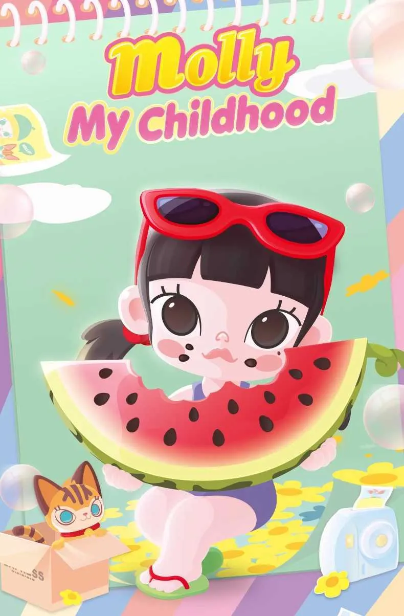 Molly My Childhood Series Mini Fashion Doll Blind Box Toy for Ages 5-7 ...