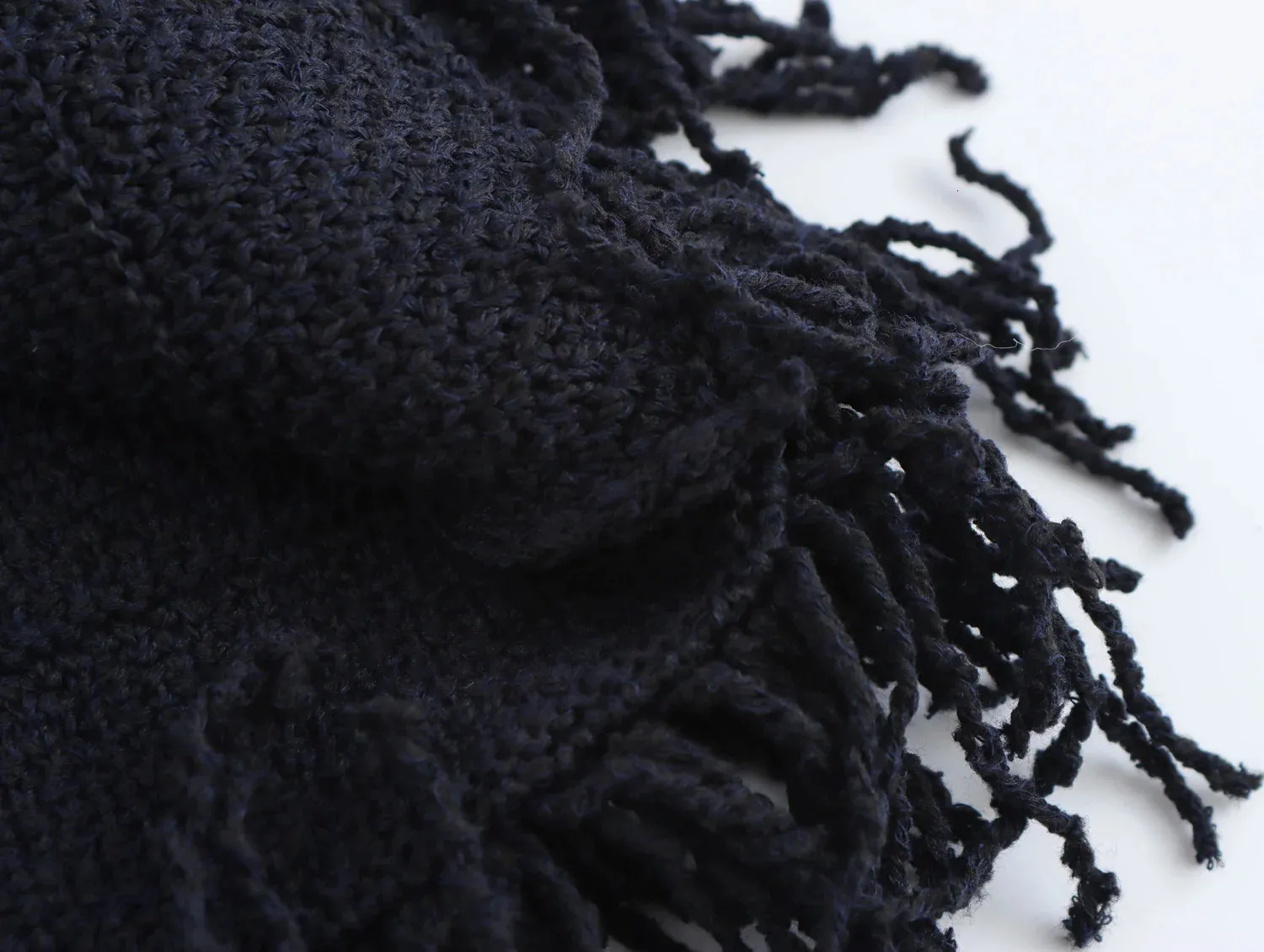 Plaid Tassel Knitted Sleeveless Vest Jacket with High Waist for Womens ...