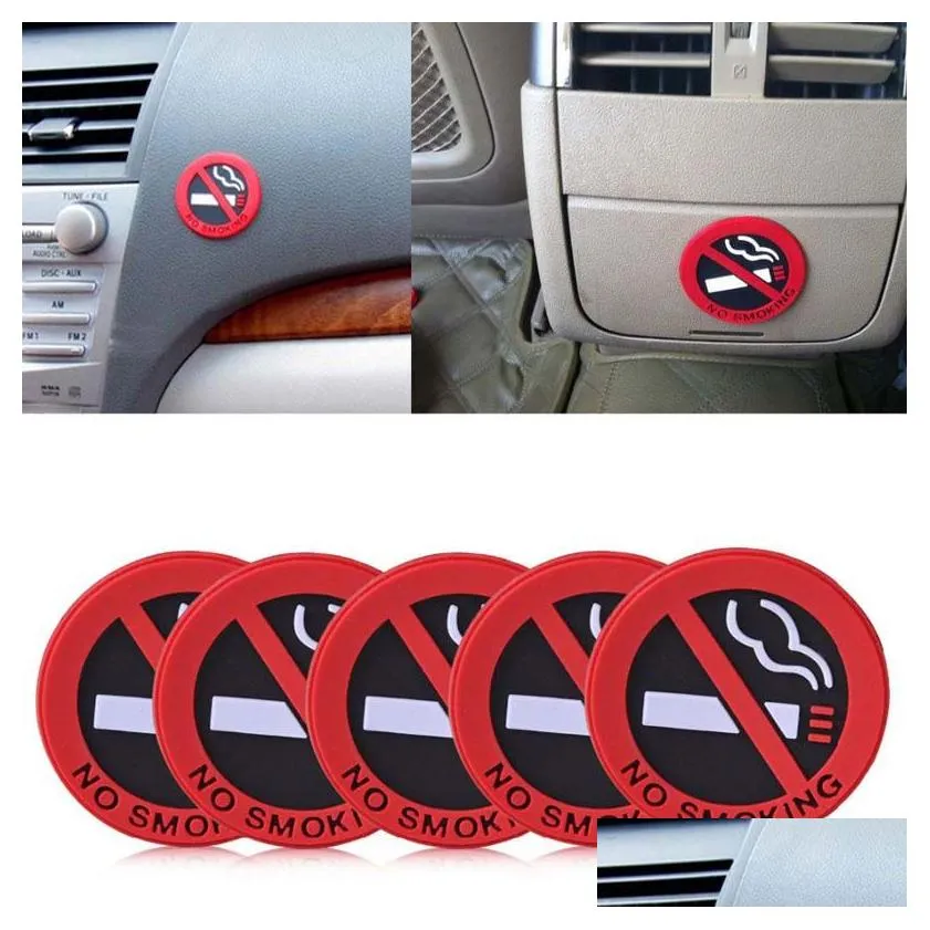 Car Rubber Grip Stickers No Smoking Sign For Fire Safety, Restaurant ...