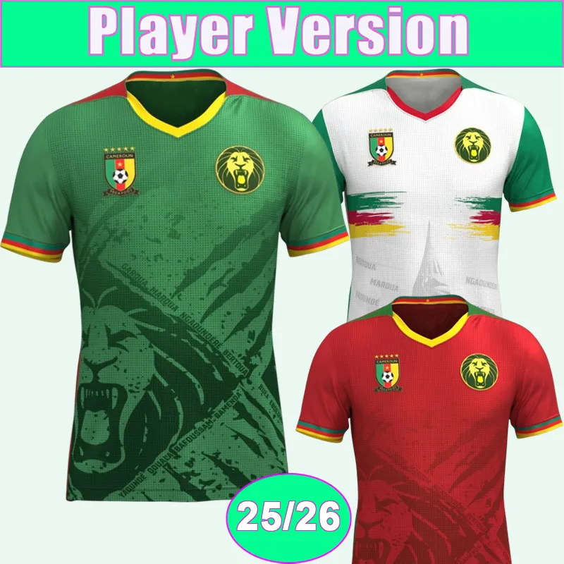 25 26 Cameroon Player Soccer Jersey MAGRI ABOUBAKAR BASSOGOG MBEUMO ...