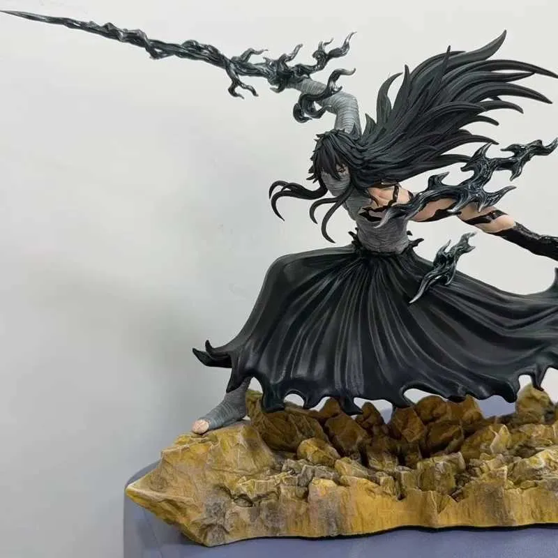 Kurosaki Ichigo Saigo No Getsuga Tenshou Mugetsu Anime Black Figure ...