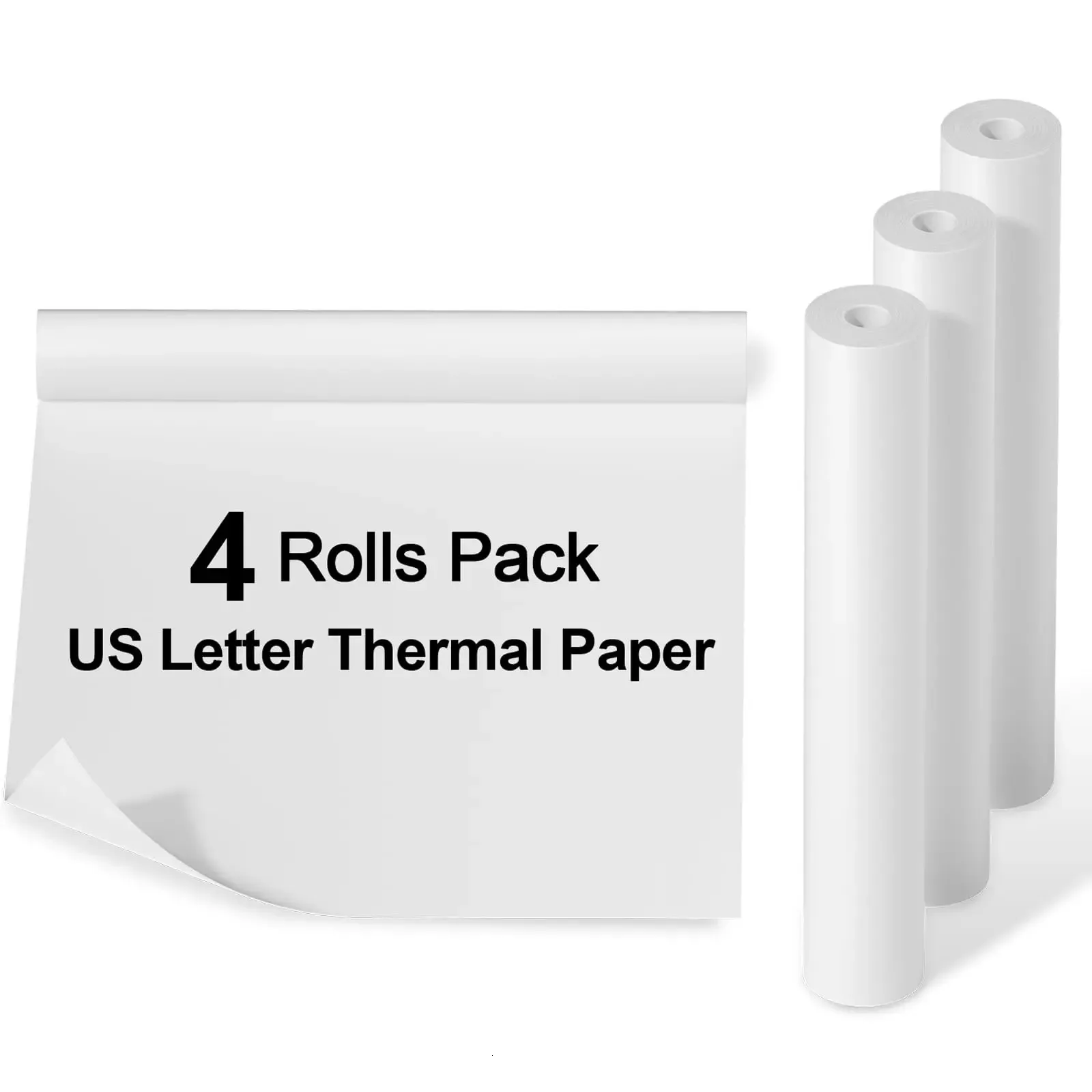 5x11 US Letter Thermal Paper Roll Quick Dry, 10 Year Archival ...