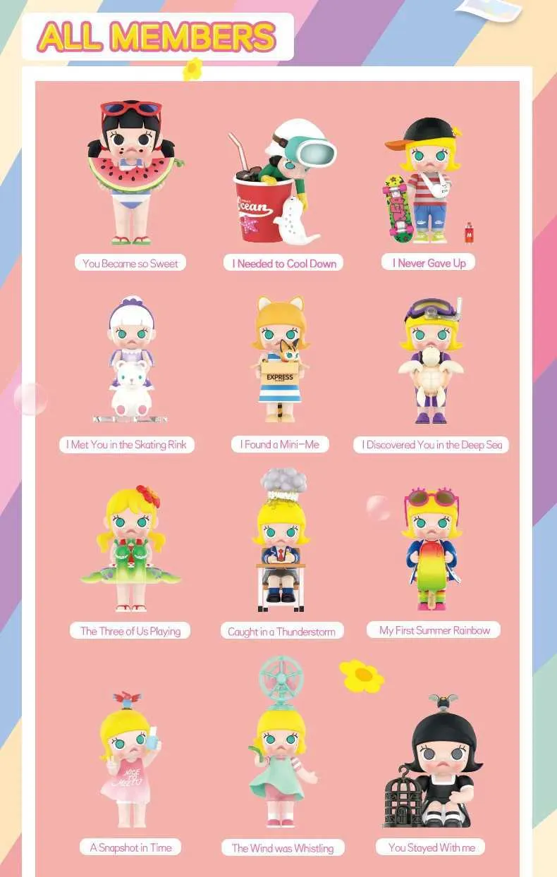 Molly My Childhood Series Mini Fashion Doll Blind Box Toy for Ages 5-7 ...