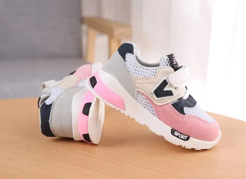 Girls Sneakers Kids Casual Running Sports Shoes Boys Breathable ...