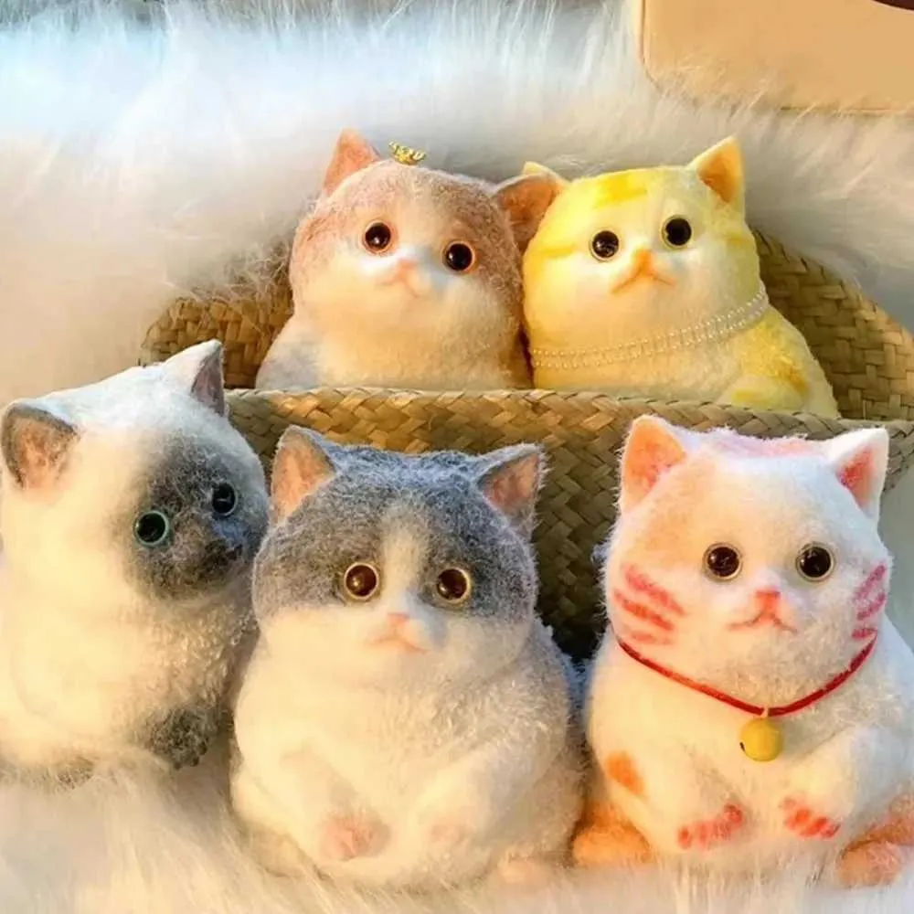 Squishy Fat Cat Plush: Extra Large Sensory Fidget Toy Stress Relief ...