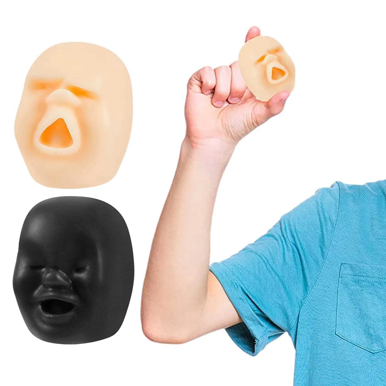 Human Face Squeeze Toy: Emotion Vent Ball For Stress Relief ...