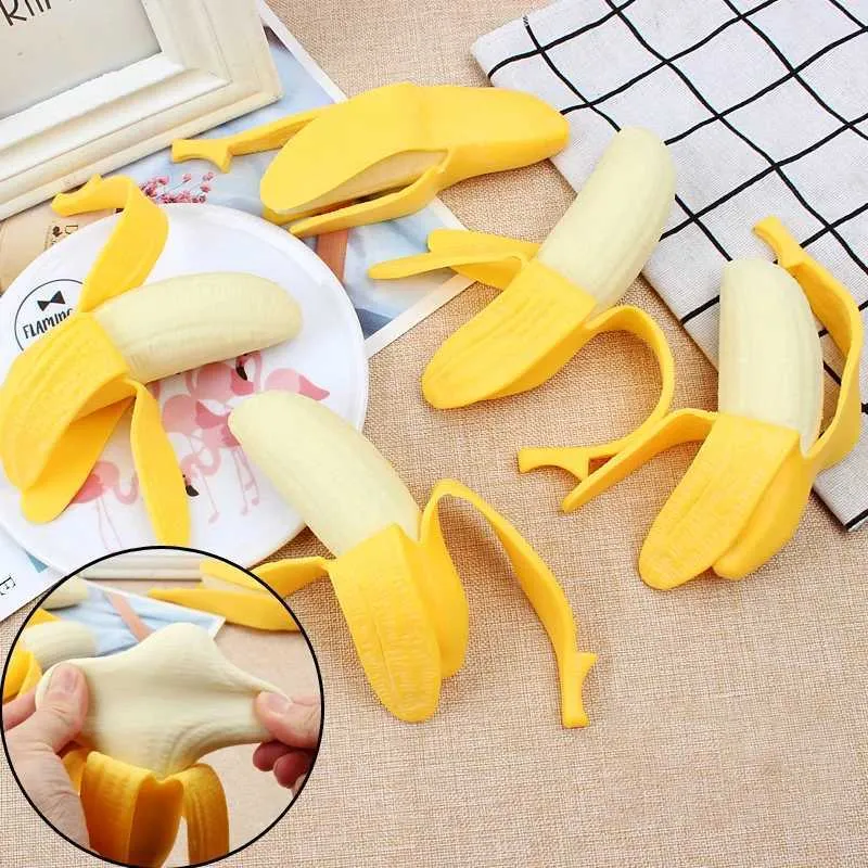 Squishy Banana Peel Fidget Toy Realistic Fruit... From Early_spring1 ...