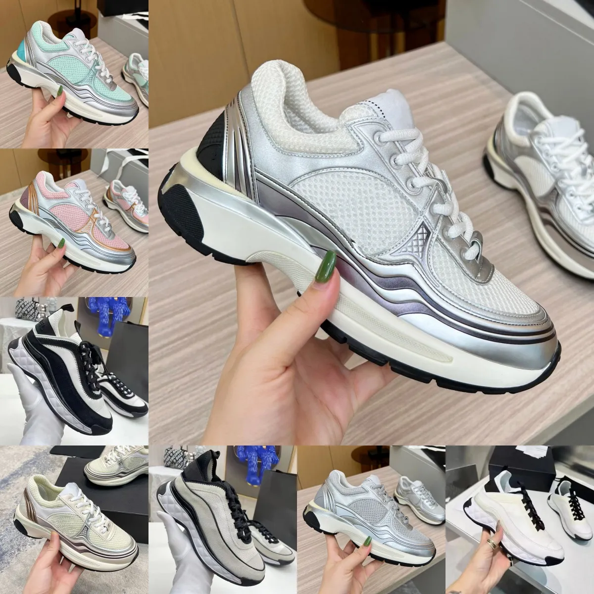 Trainers Sneakers Chanclas Designer Suede Chaanels... From Lucklydate ...