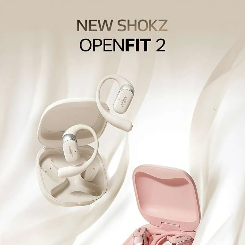 SHOKZ New Openfit 2 Wireless Bluetooth Open Ear Headphones with ...