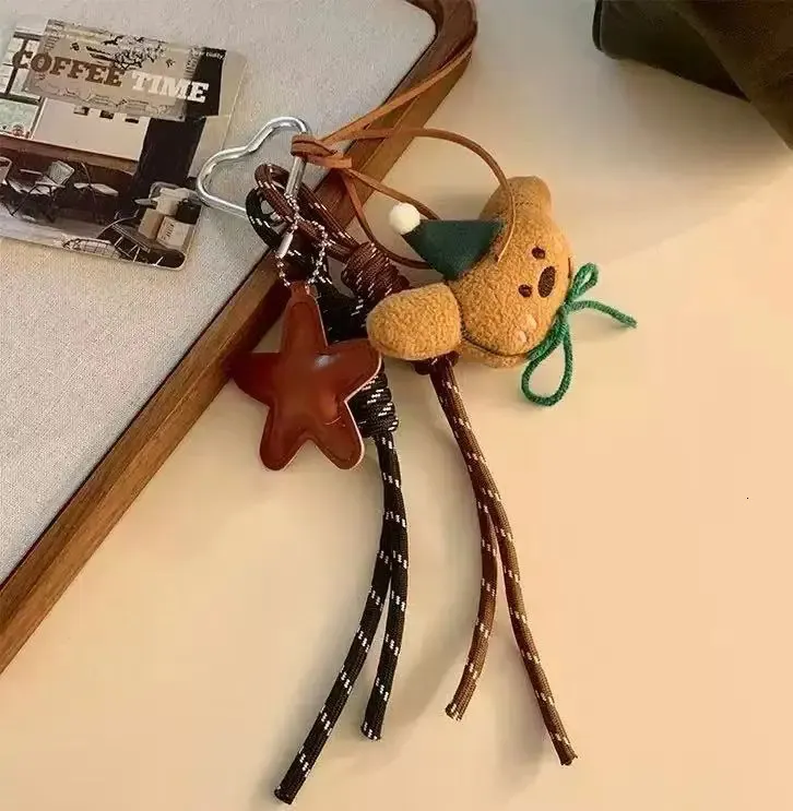 Plush Keychain Bag Pendant Unisex Cartoon Teddy Bear Doll ...