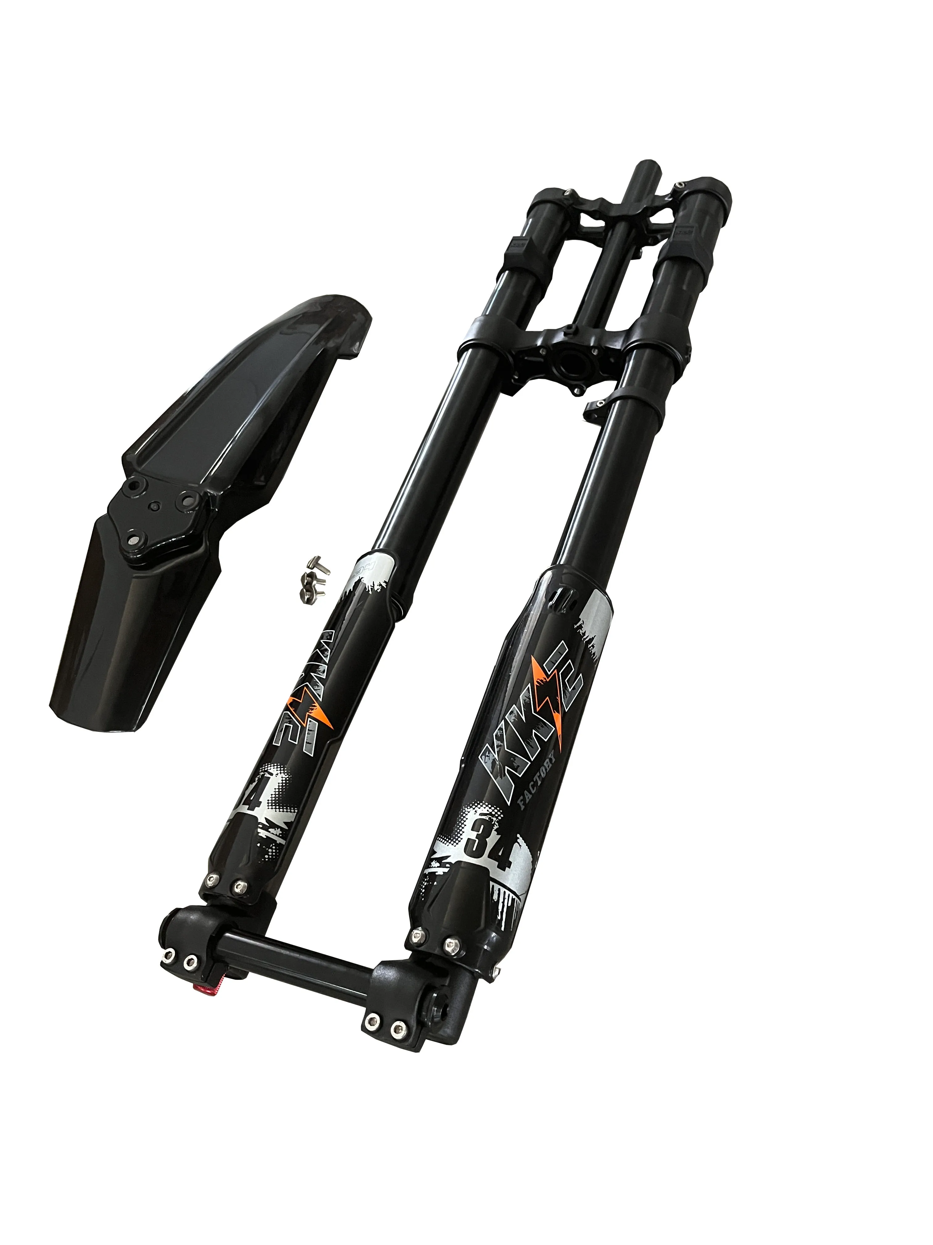 KKE 110 × 20 mm alloy thru axle front fork with front fender for 26 ...