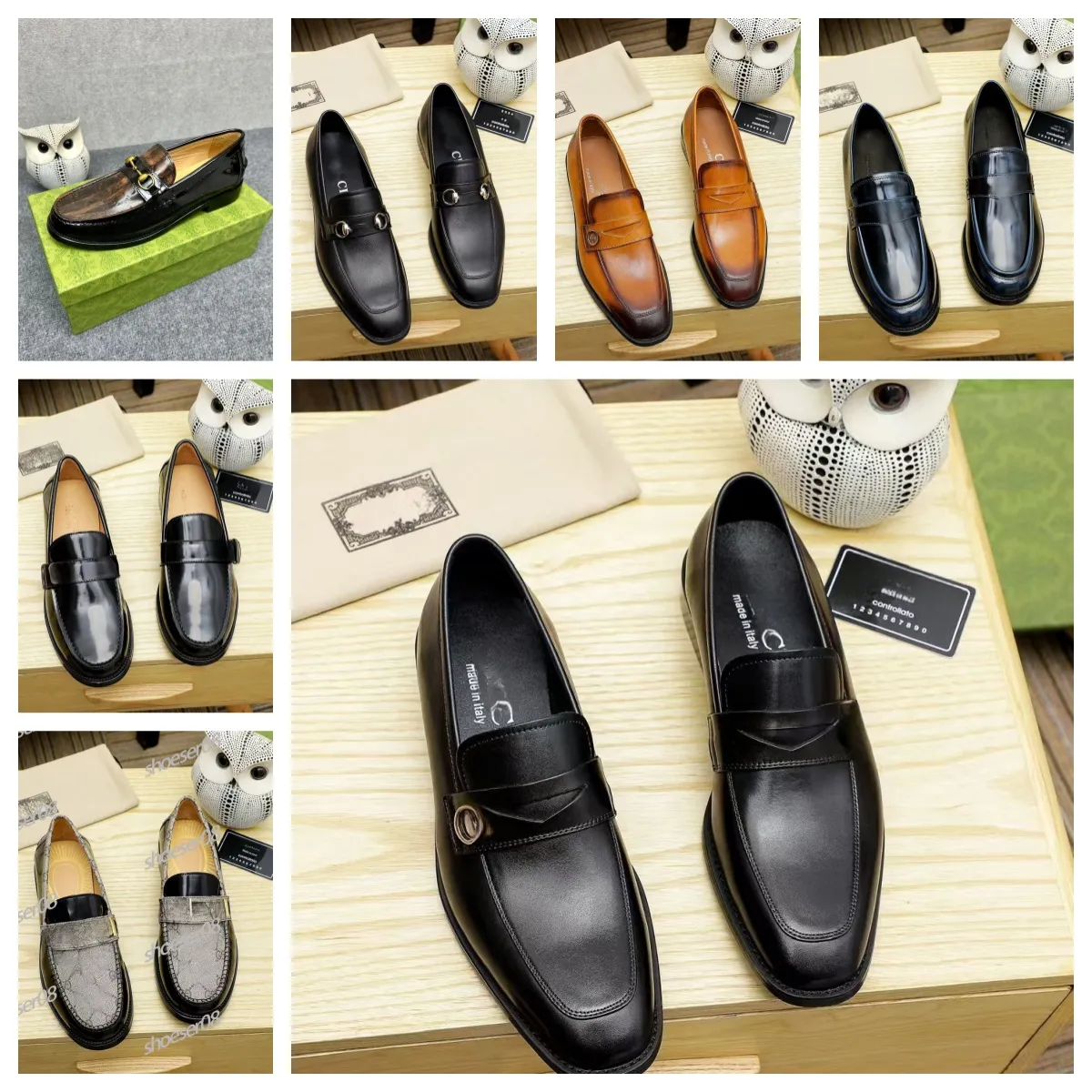 Wholesale Classic Italian Leather Oxford Dress Shoes For Men Formal ...