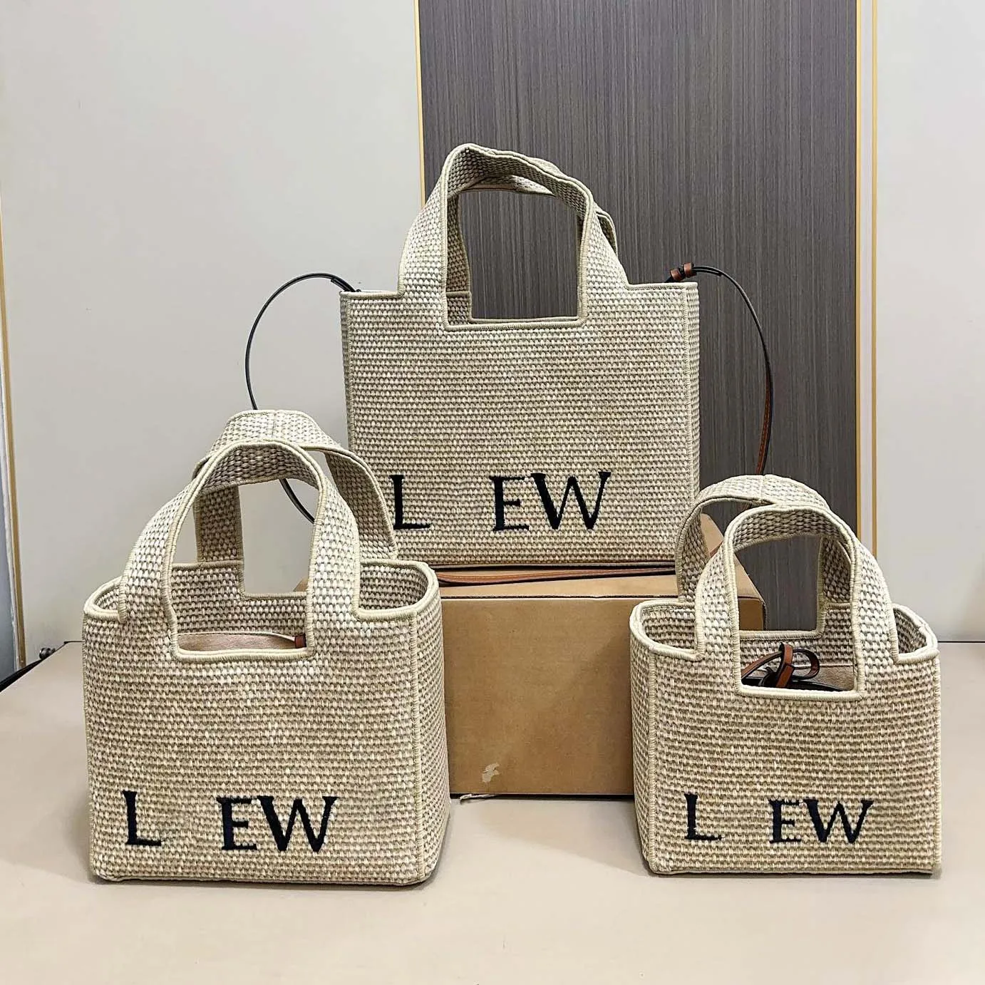 Woven Beach Bag With Removable Key Ring Mini Vacation Handbag, Gold ...