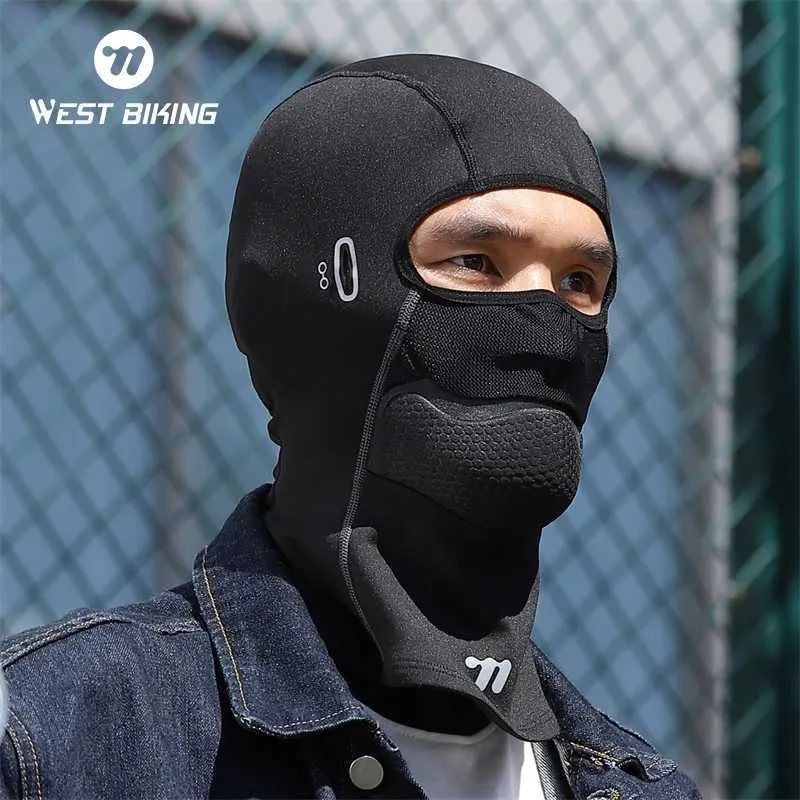 WEST BIKING Thermal Winter Cycling Mask Non-Woven Women Windproof ...