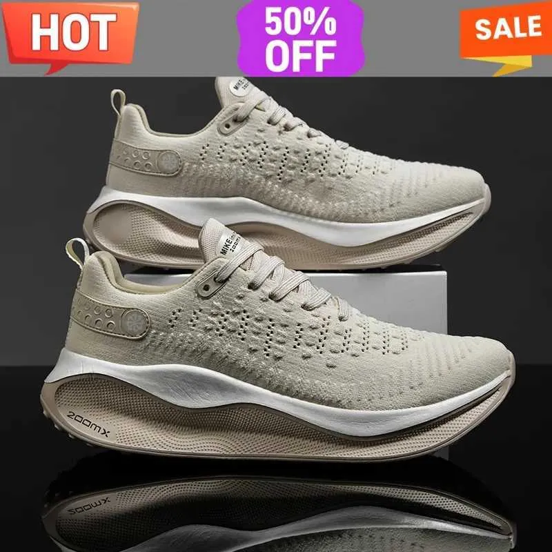 Men's Running Athletic Shoes Elastic Band Closure PU Upper Lightweight ...