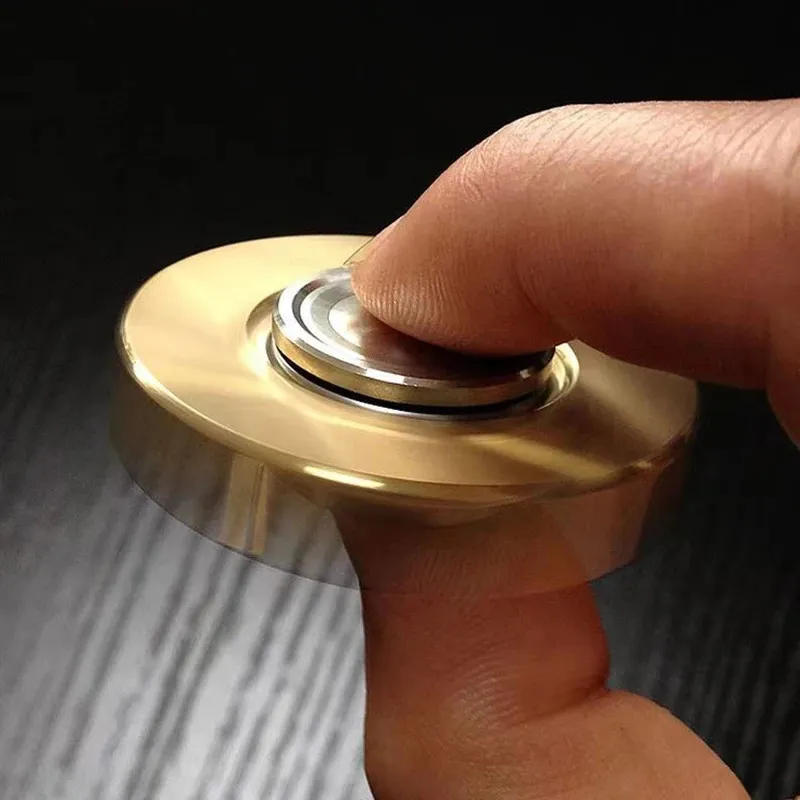 Pocket Stainless Steel Fidget Spinner: EDC Focus Toy For Stress ...
