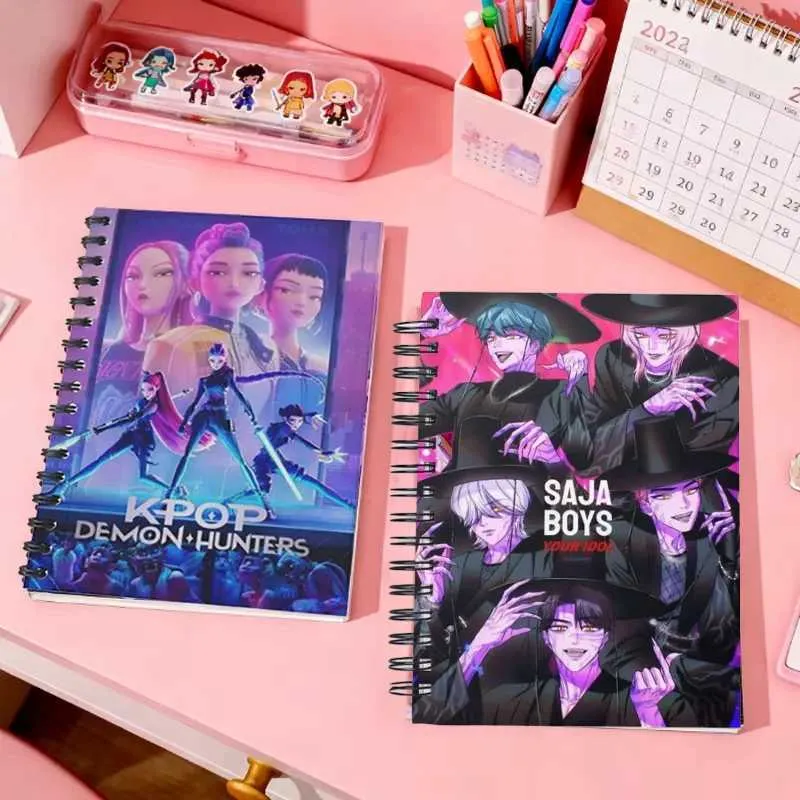 A6 K Pop Demon Hunters Spiral Notebook Anime Cartoon Journals For ...
