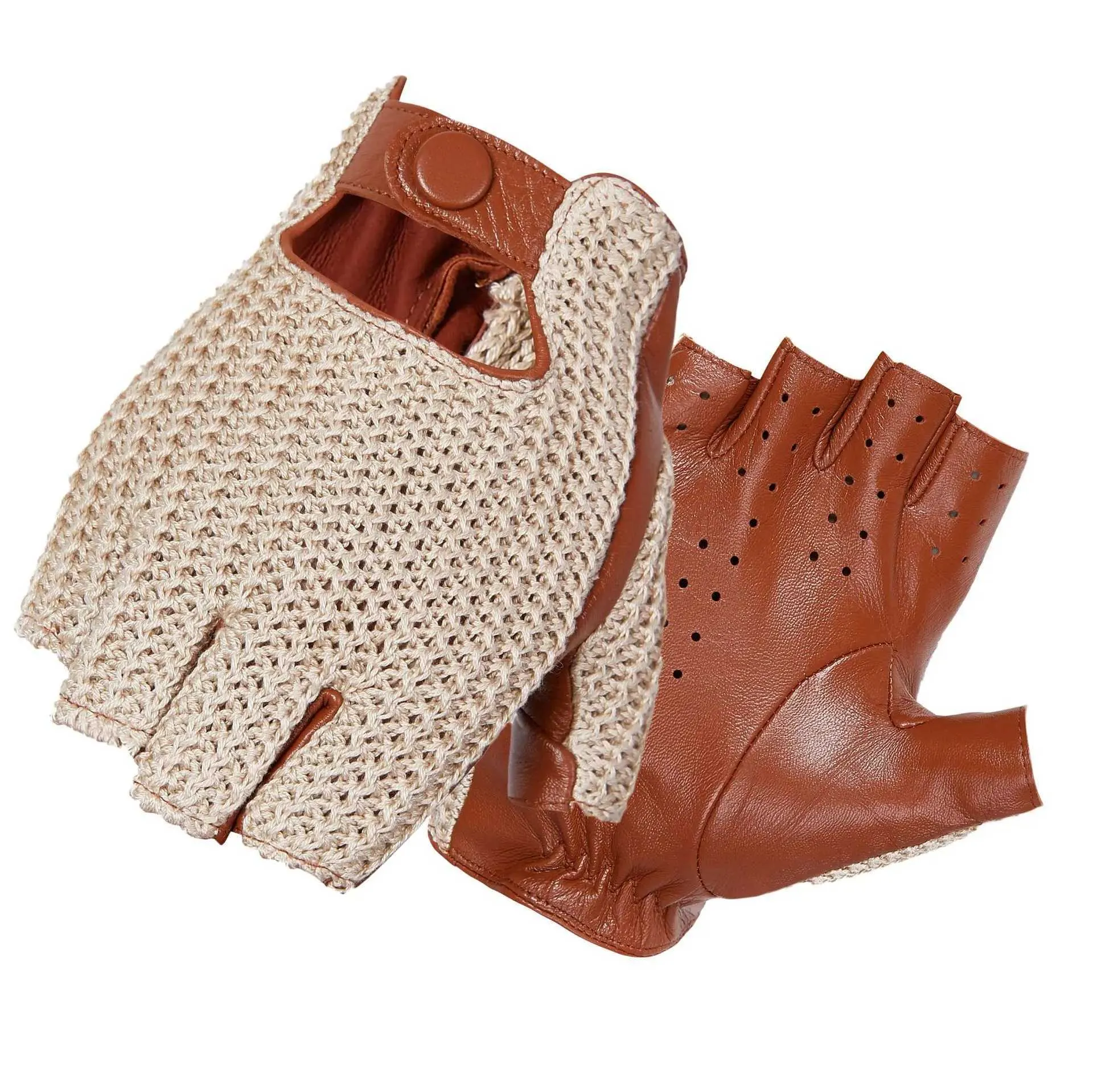 W251111 Men's Genuine Leather Fingerless Gloves ... From Hasana5, $21. ...
