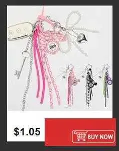 Y2K Style Acrylic Musical Notes Keychain with Carabiner for Bag and ...