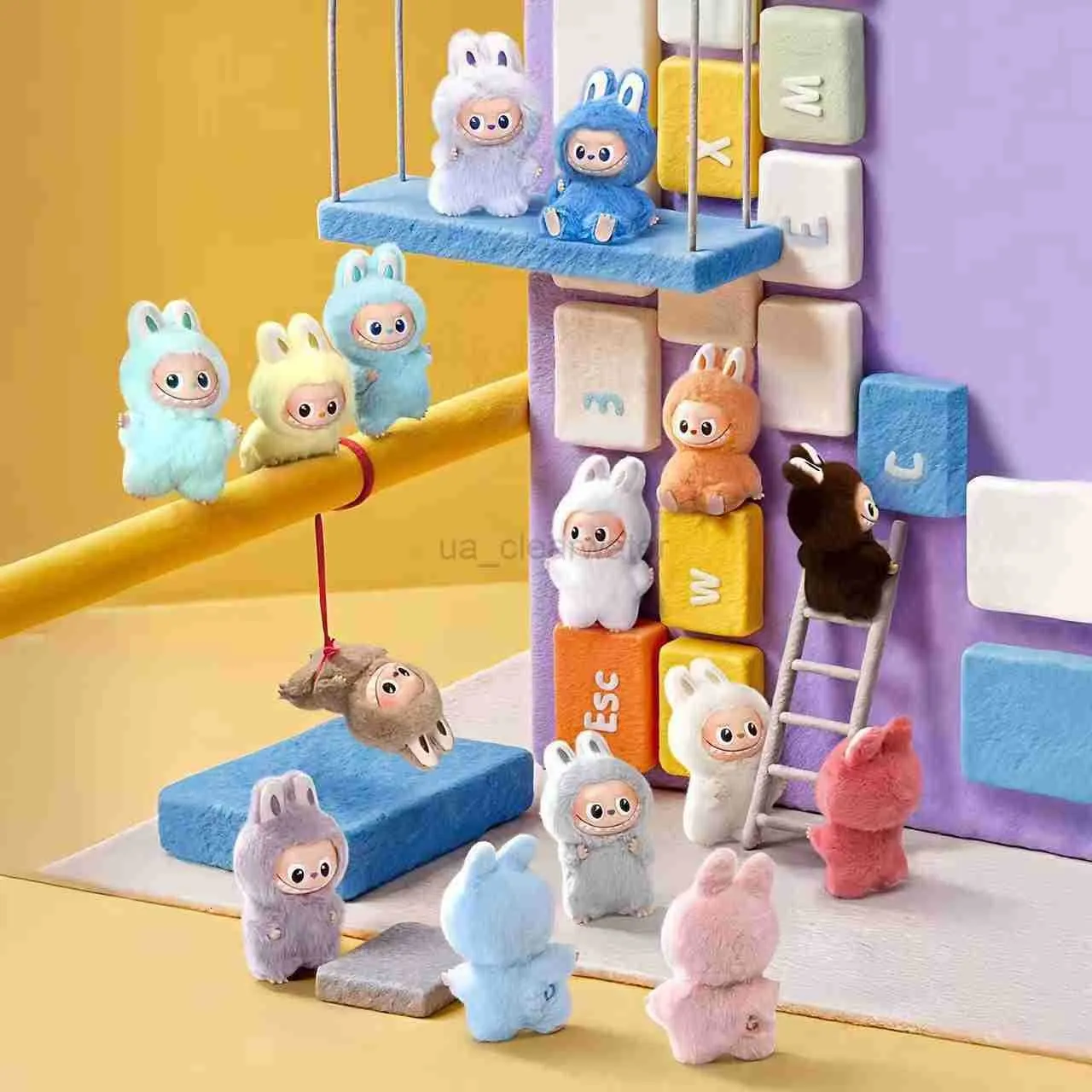 Labubu V4 Heart Code Series Monsters Blind Box Kawaii Figure Doll ...