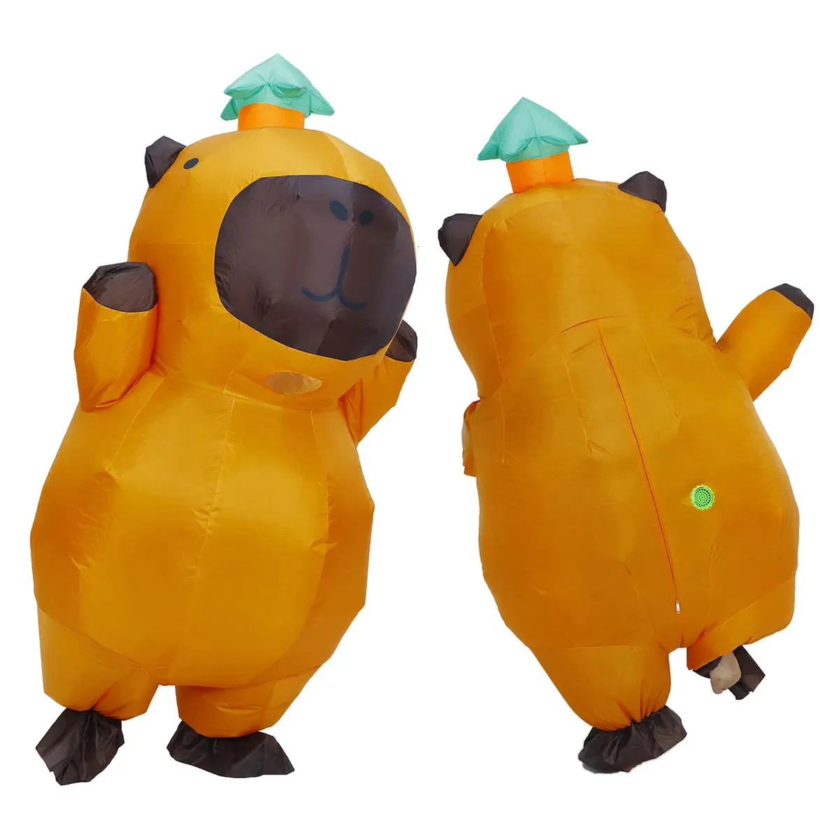 Cartoon Capibara Inflatable Costume For Adults Air Blow Cosplay Suit ...