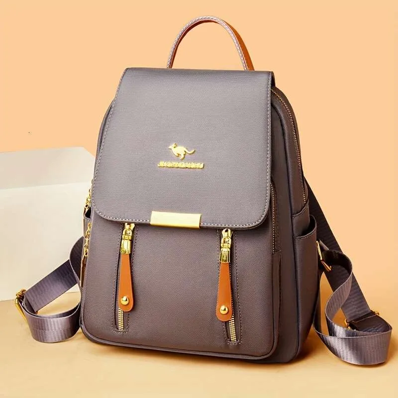 Fashionable women's backpack with straw material, hard composite shape ...
