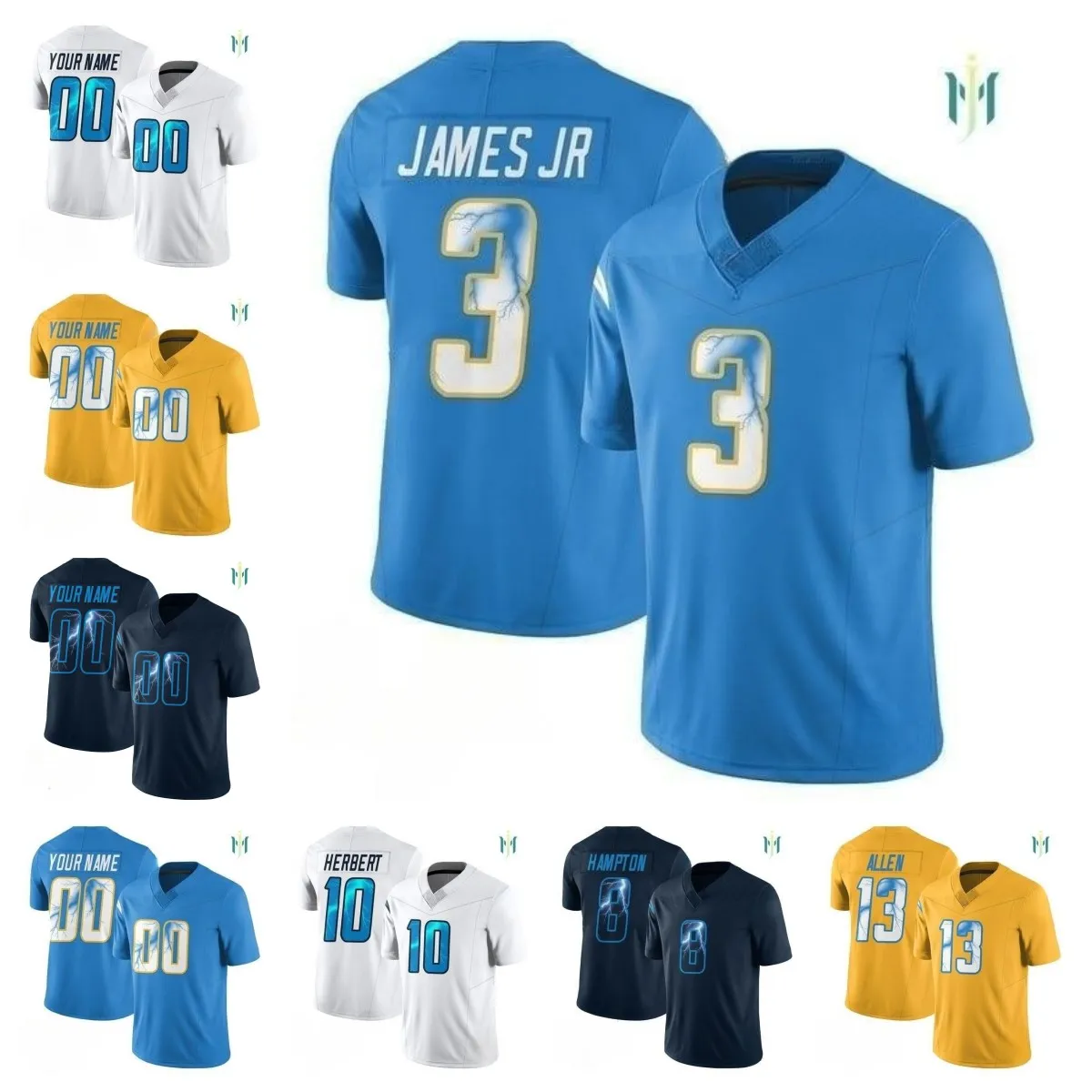 Justin Herbert, Ladd McConkey, Derwin James Jr, LaDainian Tomlinson ...