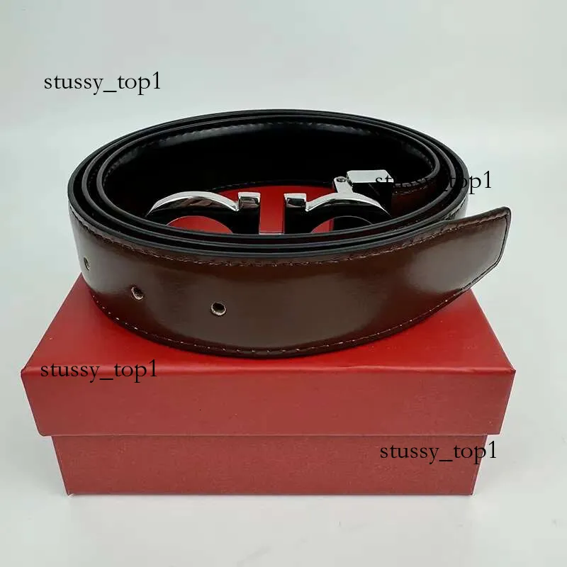2025 Mens Ferragamao Belt Designer Belt Man Belt Smooth Leather Belt ...