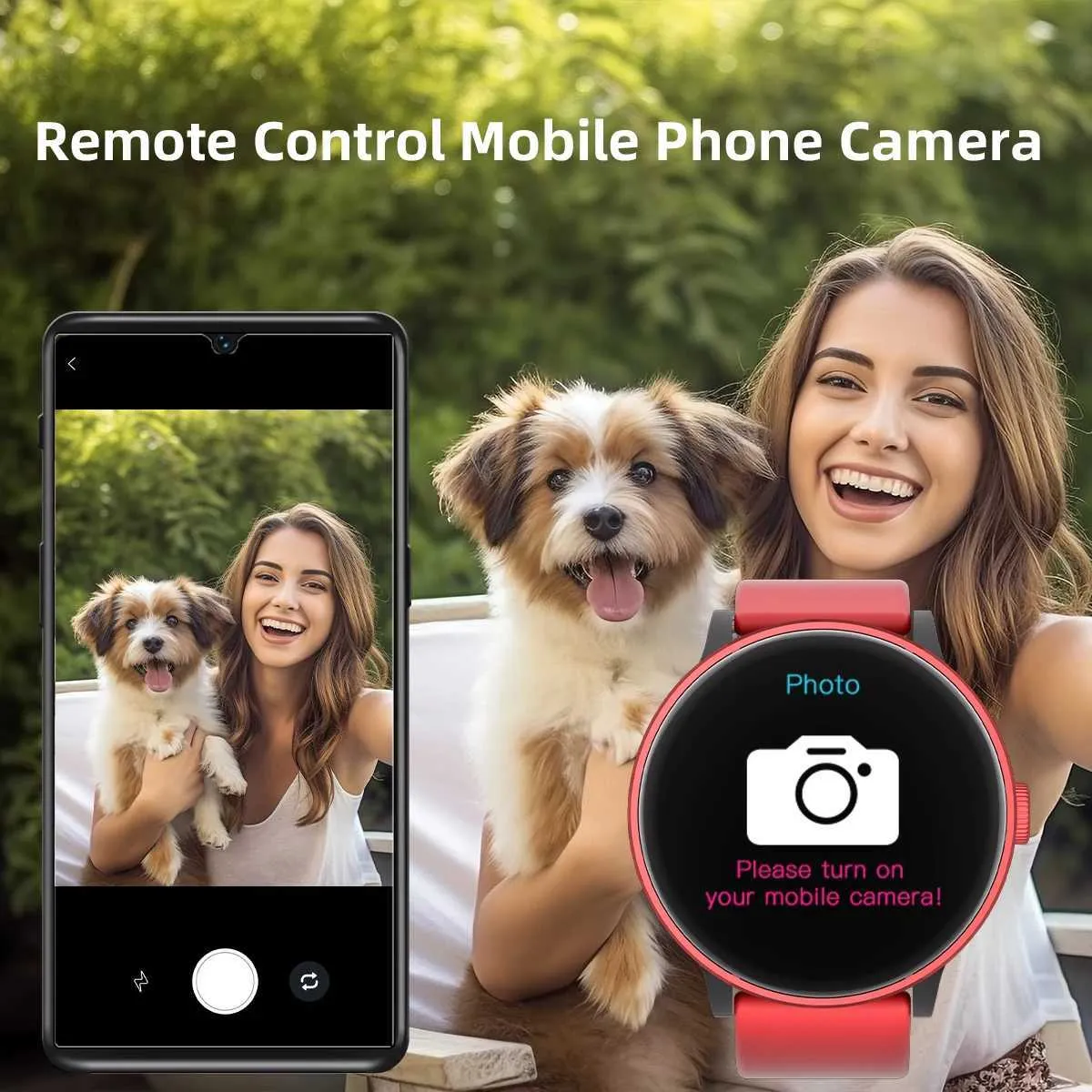 Wireless Call Sports Smart Watch with Pedometer and Message Alerts for ...