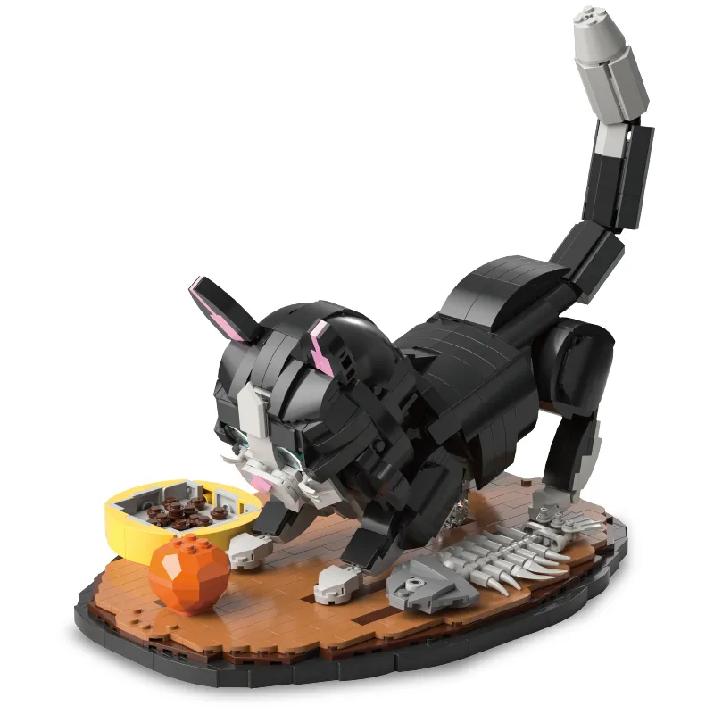 Cow Cat Building Blocks Kit Fish Bone Toy... From Bestpricefromchina ...