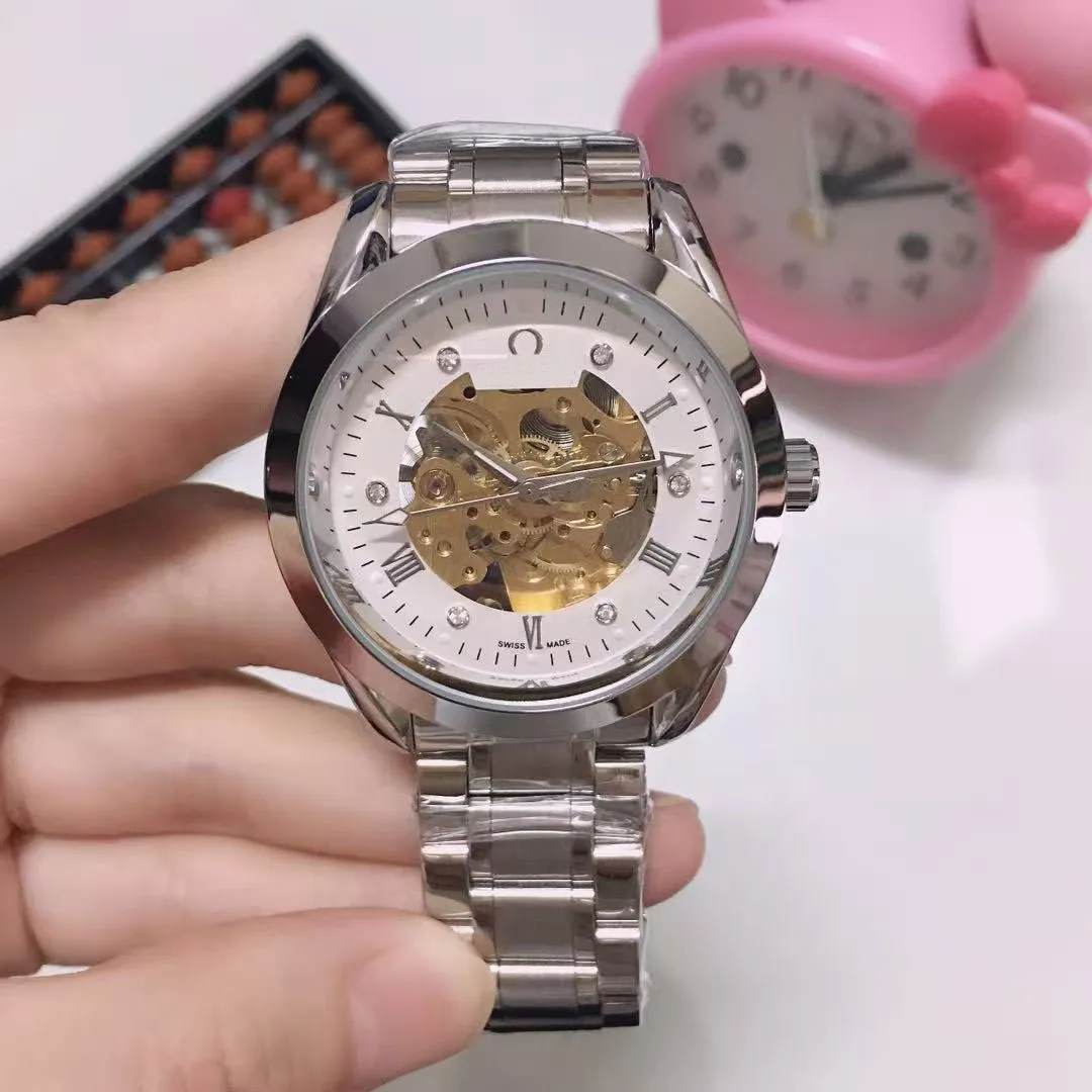 Luxury Men's Automatic Mechanical Watch with 42 mm Stainless Steel Oval ...