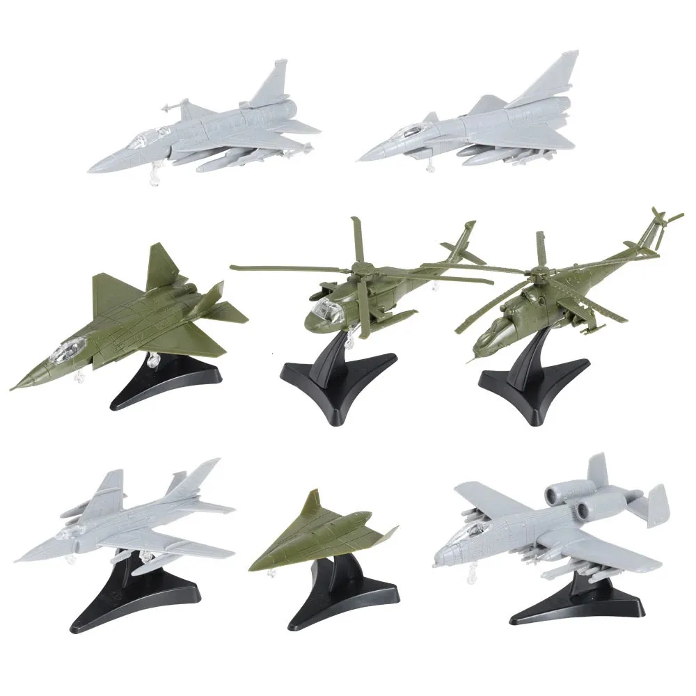WZ 8 Military Airplane Model Kit 1/144 Scale Mini Plastic Fighter ...