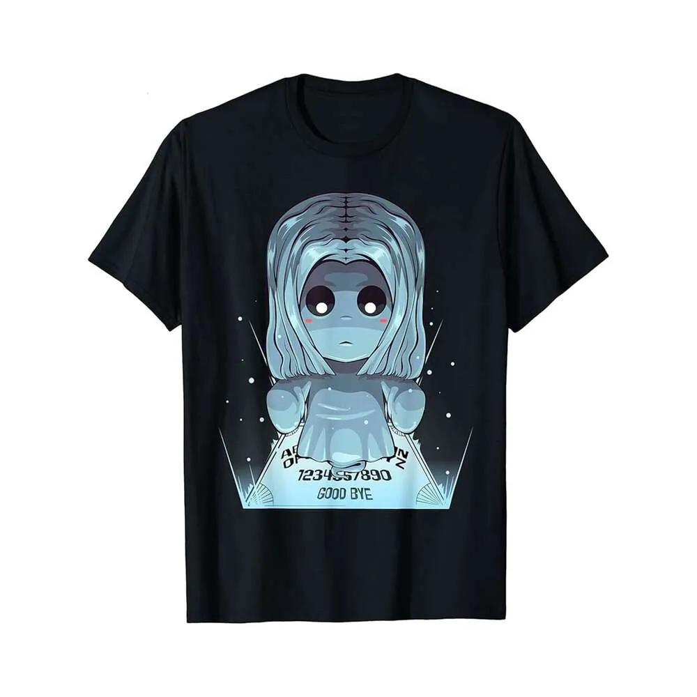 Designer T Shirt Pastel Goth Kawaii Menhera Ouija Board Girl Ghost 220g T Shits From ...