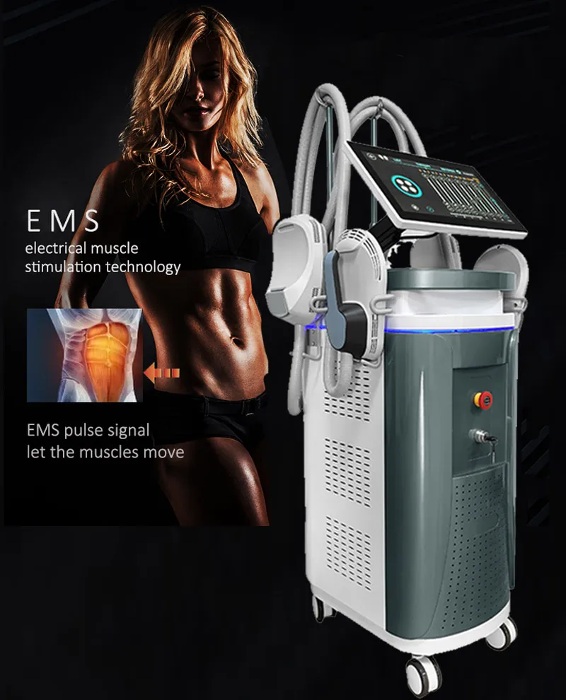 4 Handles HIEMT Muscle Increase Machine for Fat Removal and Body ...