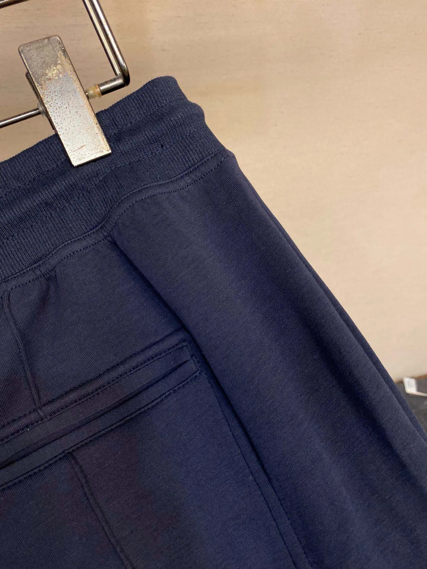 Men's Acrylic Capri Sweatpants with Tie Flap Placket and Belt for ...