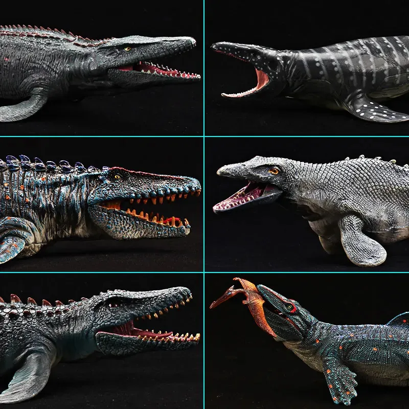 Lifelike Mosasaurus Dinosaur Action Figures Educational PVC Toy For ...