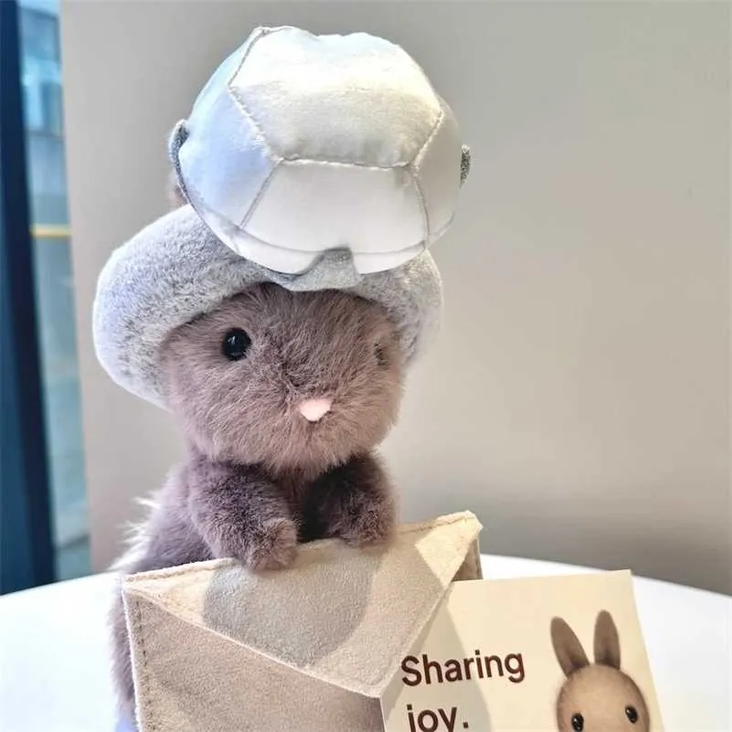 Messenger Bunny Plush Toy Soft Rabbit Doll For Children And Girls ...